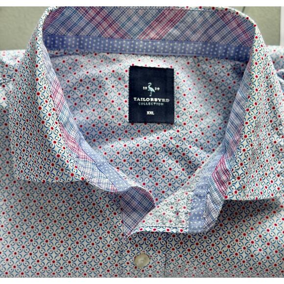 Tailorbyrd | Shirts | Tailorbyrd Mens Floral Medallion Print Button ...